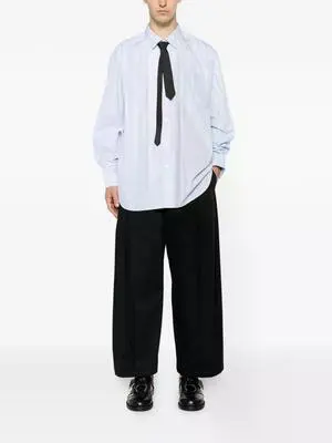 Comme Des Garçons Striped Shirt - Blue