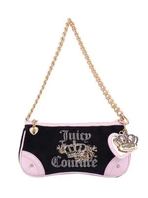 Juicy Couture Royal Bloom Shoulder Bag - Liquorice