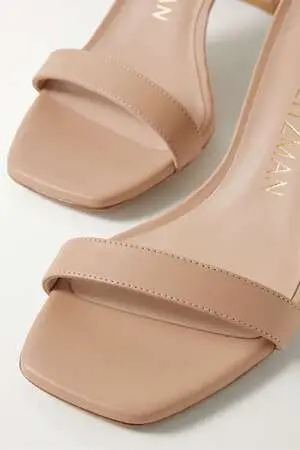 STUART WEITZMAN Nudistcurve Block Heel Sandals