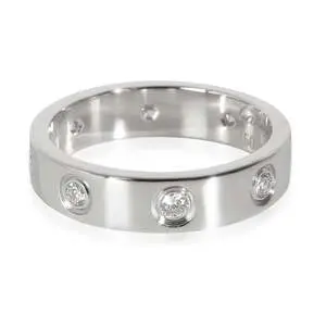 Cartier 18k White Gold Diamond Love Ring