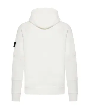 Stone Island Press-stud Fastened Logo Patch Hoodie