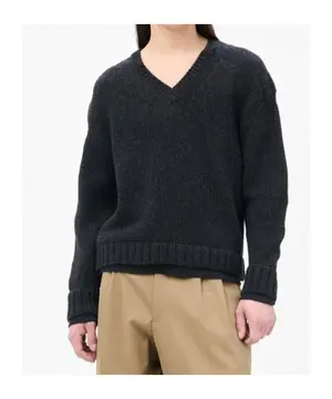 Our Legacy V-neck Jumper - Charcoal-grey