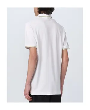 Versace Chest Logo-patch Polo Shirt