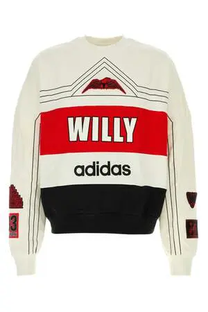 ADIDAS BY WILLY CHAVARRIA Stretch Cotton Oversized Sweatshirt