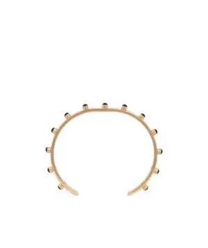 Celine Thin Opening Enamel Nail Bracelet