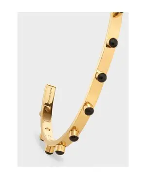 Celine Thin Opening Enamel Nail Bracelet