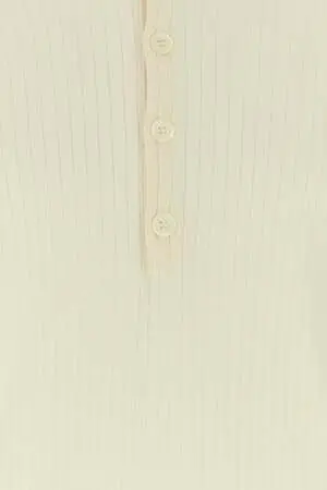 Our Legacy Ribbed Cotton Sweater With Button Detail