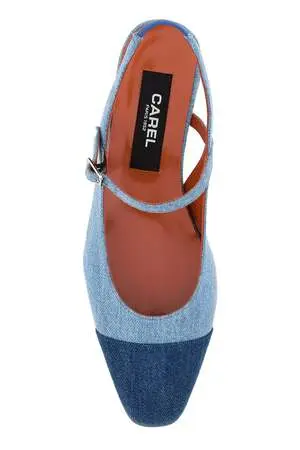CAREL Two-tone Canvas Ballerinas - White