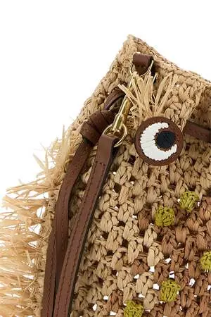 ANYA HINDMARCH Raffia Creature Bucket Bag