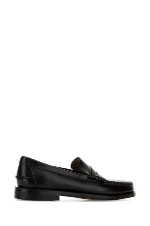SEBAGO Dark Leather Classic Penny Loafers - Brown