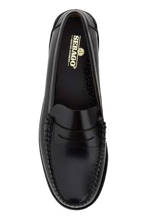 SEBAGO Dark Leather Classic Penny Loafers - Brown