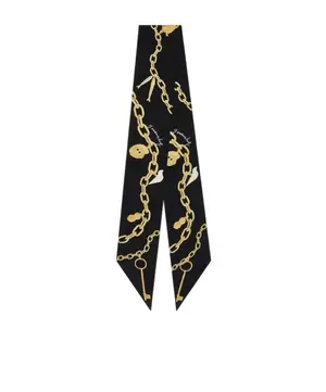 Givenchy Lucky Charms Large Bandeau In Silk - Black