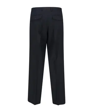 SUNFLOWER Tailored Straight-leg Trousers - Black