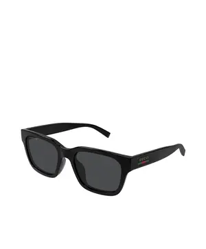 Gucci Web-stripe Rectangle-frame Sunglasses