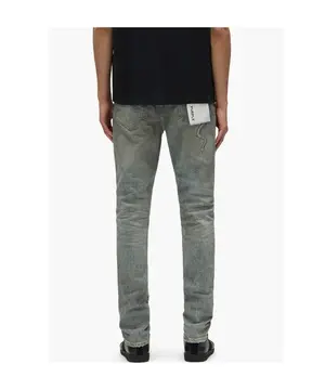 PURPLE BRAND Distressed Slim Jeans - Light Indigo