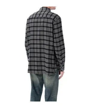 SUNFLOWER Plaid Long-sleeved Shirt
