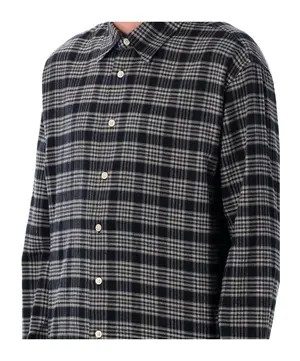 SUNFLOWER Plaid Long-sleeved Shirt