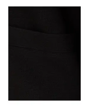 Thom Browne 4-bar Milano Stitch V-neck Cardigan - Black