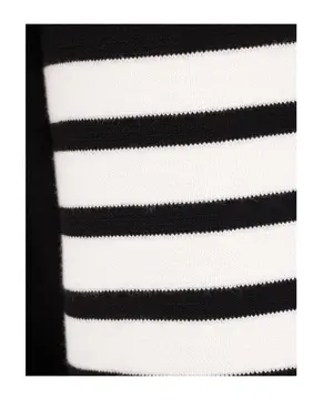 Thom Browne 4-bar Milano Stitch V-neck Cardigan - Black