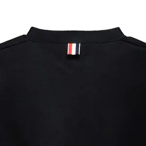 Thom Browne 4-bar V-neck Cardigan - Black
