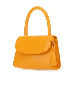 By Far Foldover Top Mini Tote Bag