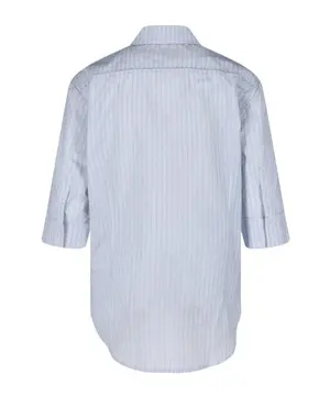 Paloma Wool Striped Oversized Shirt - White
