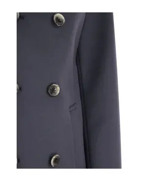 Herno Double-breasted High-neck Coat