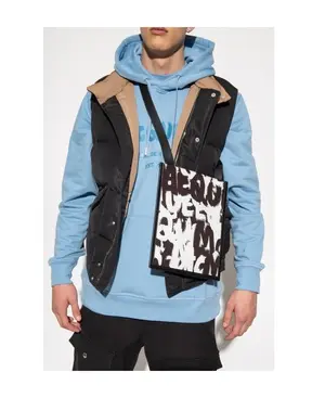 Alexander McQueen Graffiti Printed Shoulder Bag