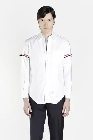 Thom Browne Grosgrain Armband Oxford Shirt