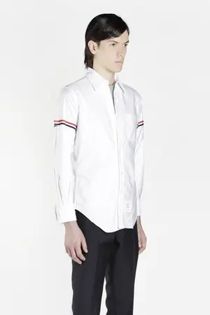Thom Browne Grosgrain Armband Oxford Shirt