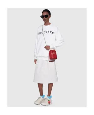 Gucci Gg Marmont Mini Bucket Bag - Red