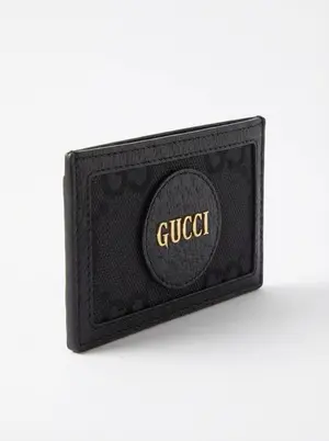 Gucci Off The Grid Gg Supreme Cardholder - Black