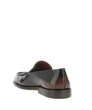 Marsèll Polished Leather Loafers - Black