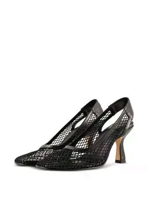 SOULIERS MARTINEZ Beatriz Mesh Slingback Pumps