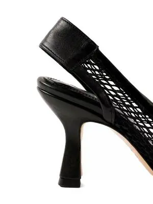 SOULIERS MARTINEZ Beatriz Mesh Slingback Pumps