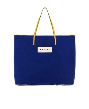 Marni Medium Reversible Tote Bag - Blue