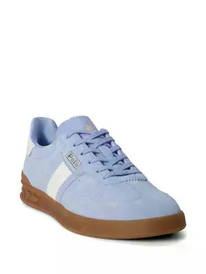 Polo Ralph Lauren Heritage Era Suede Striped Leather Sneakers - Blue