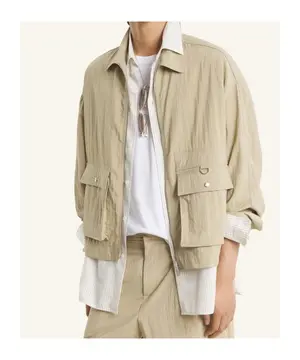 Maison Kitsuné Zip-up Jacket With Fox Logo Detail