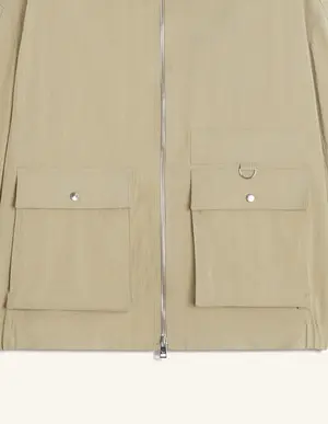 Maison Kitsuné Zip-up Jacket With Fox Logo Detail