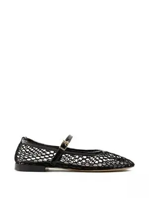 SOULIERS MARTINEZ Minima Mesh Ballet Flats - White
