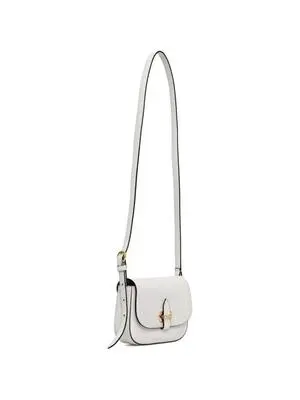 POLLINI Grained Logo-plaque Cross-body Bag - White