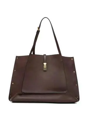 POLLINI Grained Stud-detail Tote Bag