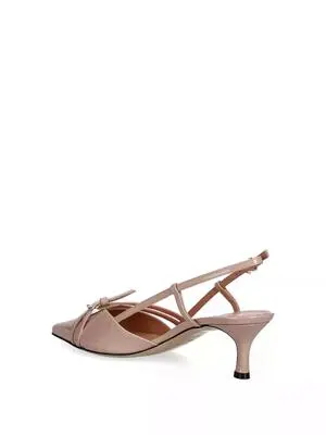 POLLINI Patent Slingback Pumps