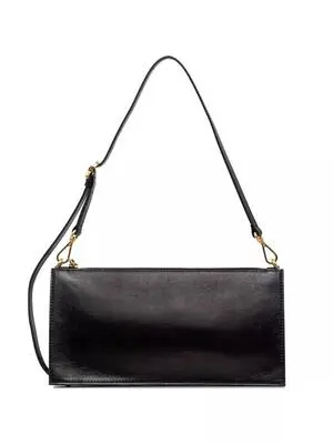 POLLINI Logo Patch Zip-top Tote Bag