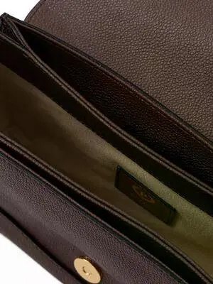 POLLINI Fence Grained Logo-clasp Cross-body Bag