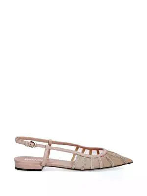 POLLINI Embellished Slingback Ballet Flats