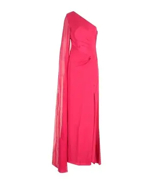 Roland Mouret Asymmetrical One-shoulder Gown With Cape Effect