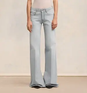 Ami Slitted Flared Jeans