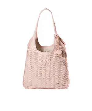 Miu Miu Raffia Crochet Tote Bag