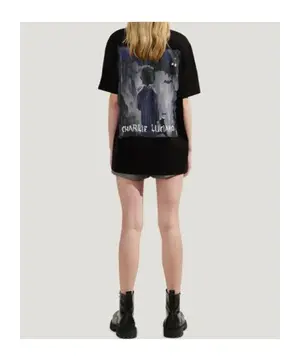 CHARLIE LUCIANO Illustration Back View Short-sleeve T-shirt